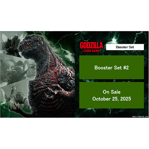 Godzilla Card Game - Booster Set 2 (12 Count) (Pre order) – Game Of Binders
