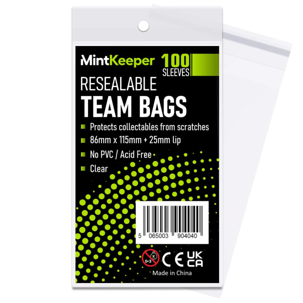 MintKeeper - Resealable Team Bags – Game Of Binders